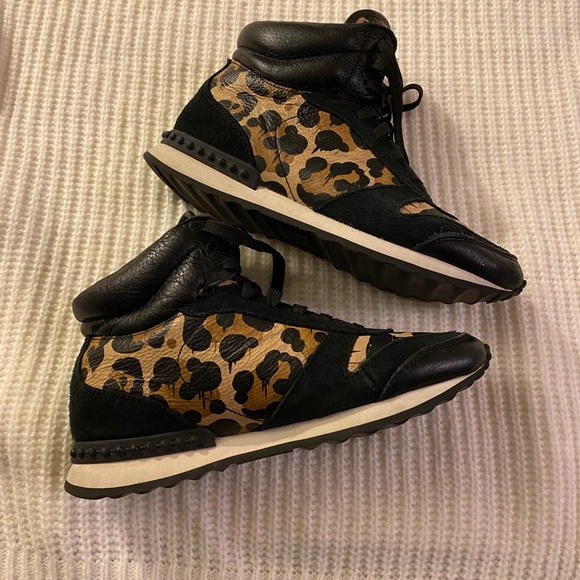 Coach | Shoes | Coach Moonlight Pebble Leather Sneakers Black | Poshmark